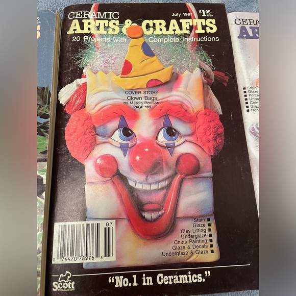 ceramic painting | Art | Ceramic Arts And Crafts Magazine Vintage 5 ...